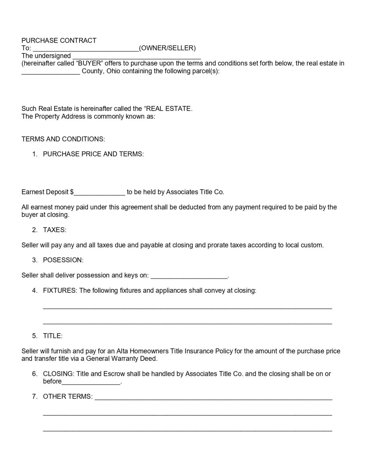 9 Things To Check In Your FSBO Contract in Ohio